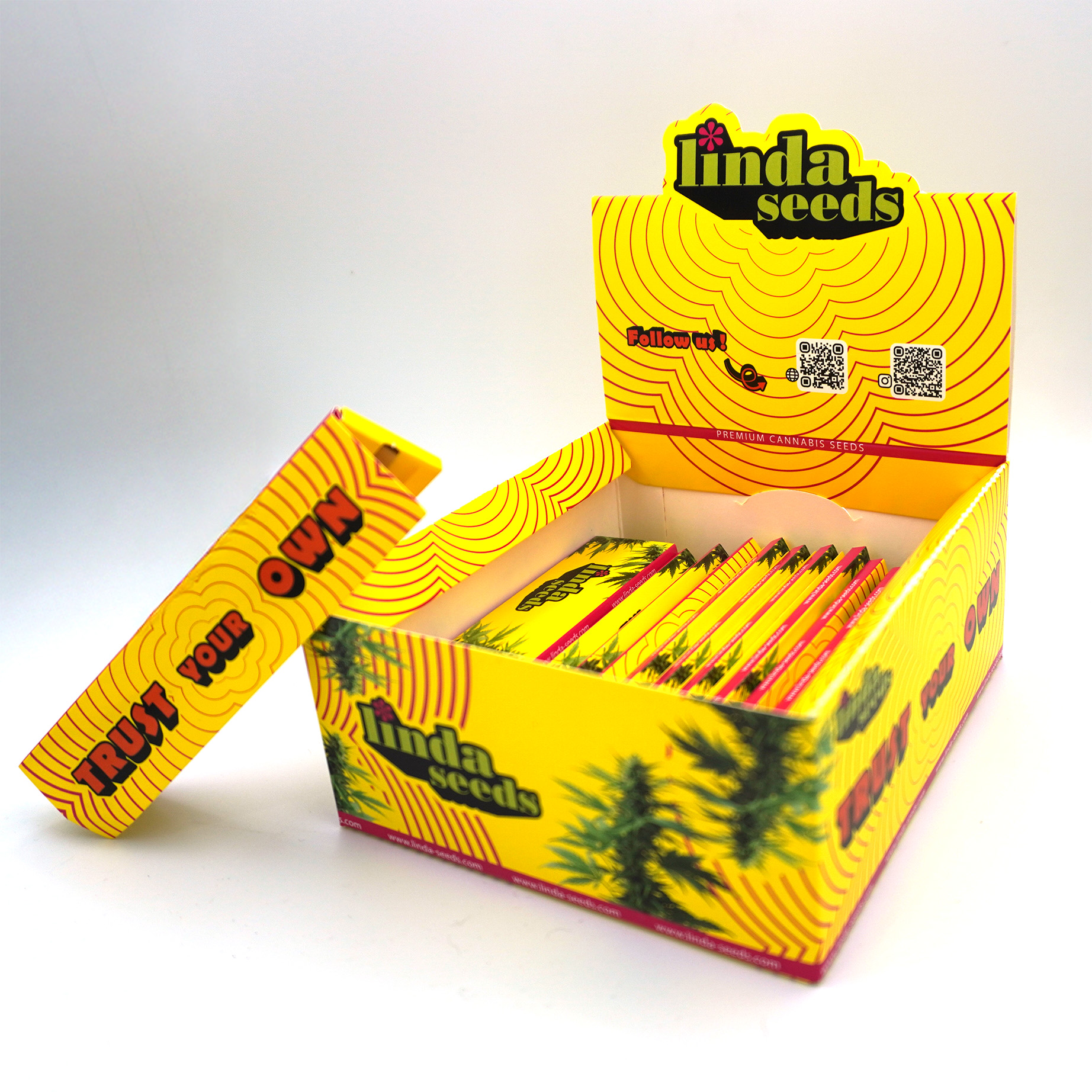 Feuilles Linda Seeds Slim Marron King Size – Naturelles