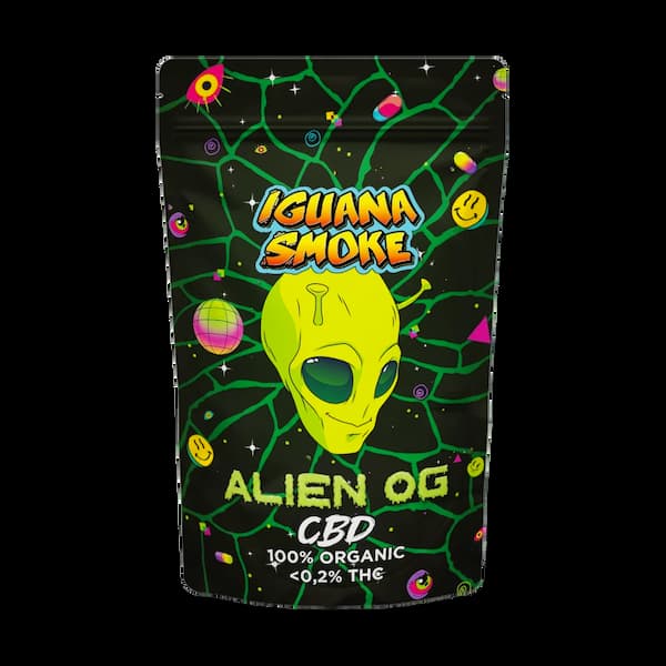 Alien OG CBD – Iguana Smoke | 15 % CBD, aroma skunky